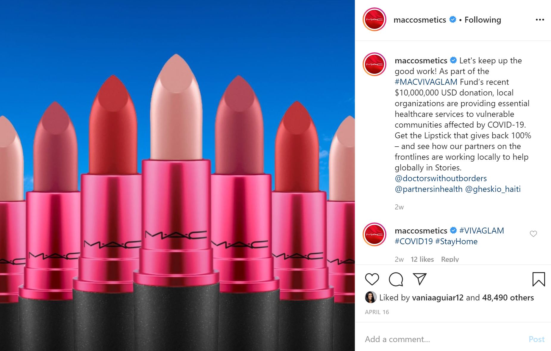 Mac Makeup Donation Request | Makeupview.co